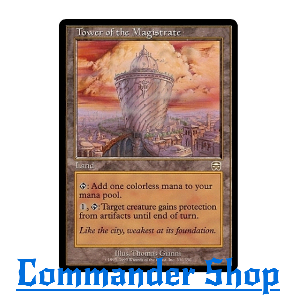 Tower of the Magistrate (Land) ให้สี Colorless protection การ์ดเกม ...