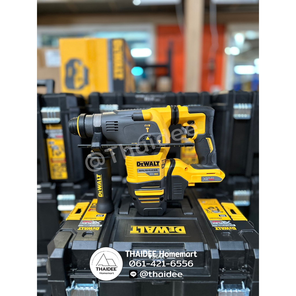 DEWALT สว่านโรตารี่ไร้สาย 3 ระบบ 60V DCH333NT BL (ตัวเปล่า) รับประกัน ...