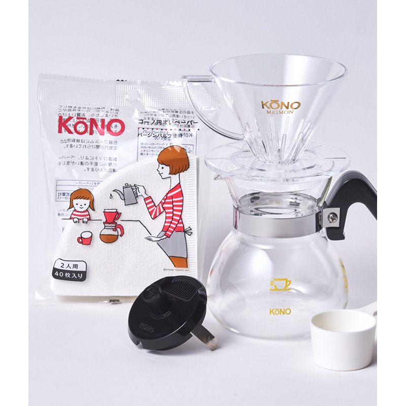 KONO 2cups Dripper set MEIMON | Shopee Thailand