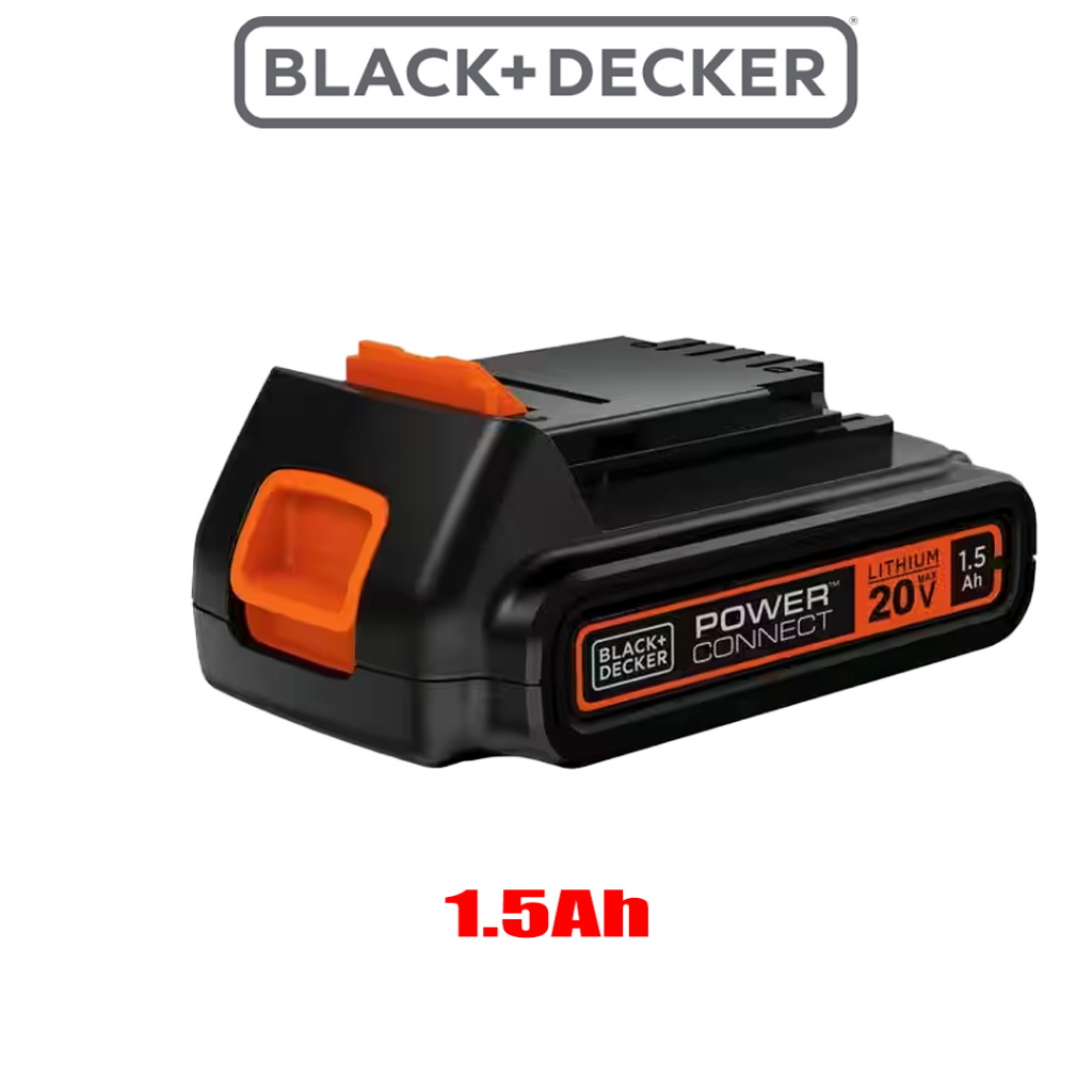 Black & Decker แบตเตอรี่ 20โวลต์ 1.5Ah,2.0Ah รุ่น BL2018-B1,BL1518 ...
