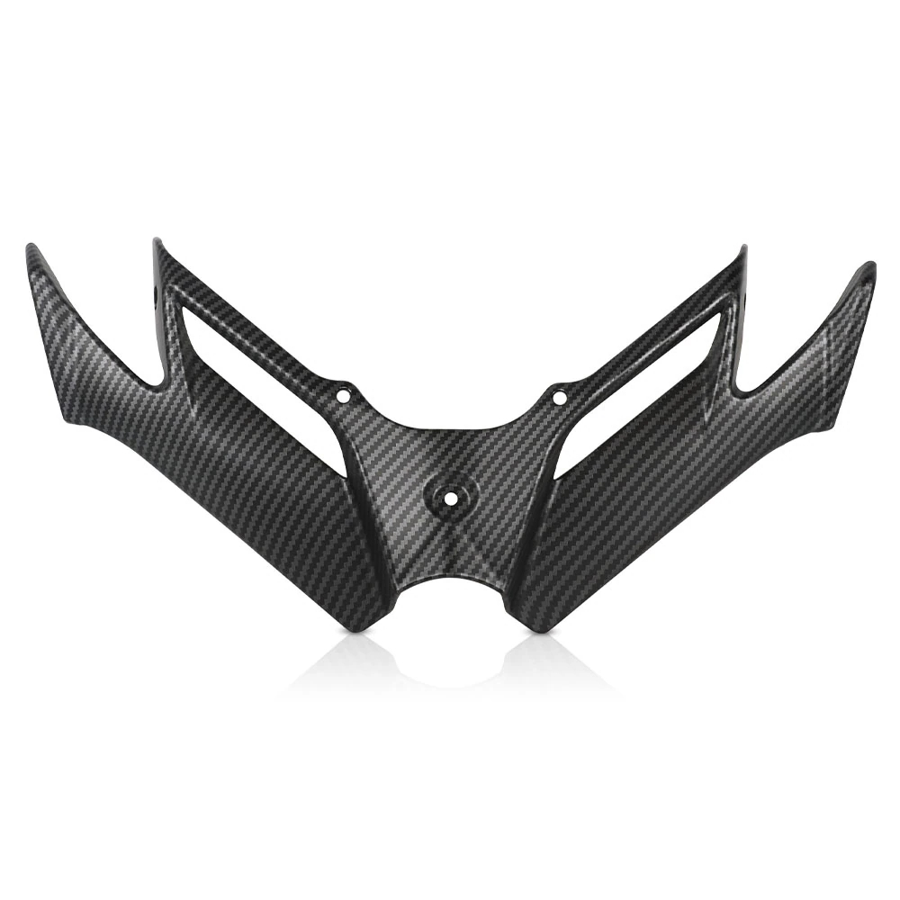 Motorcycle Fairing Aerodynamic Winglets Front Cover Carbon Fiber Style ...