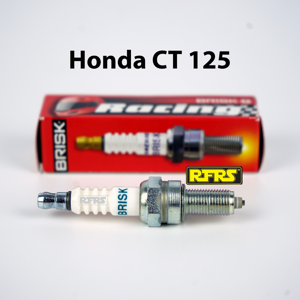 หัวเทียน BRISK PREMIUM ZS ไร้เขี้ยวแกนเงิน HONDA CT125 Spark Plug ...