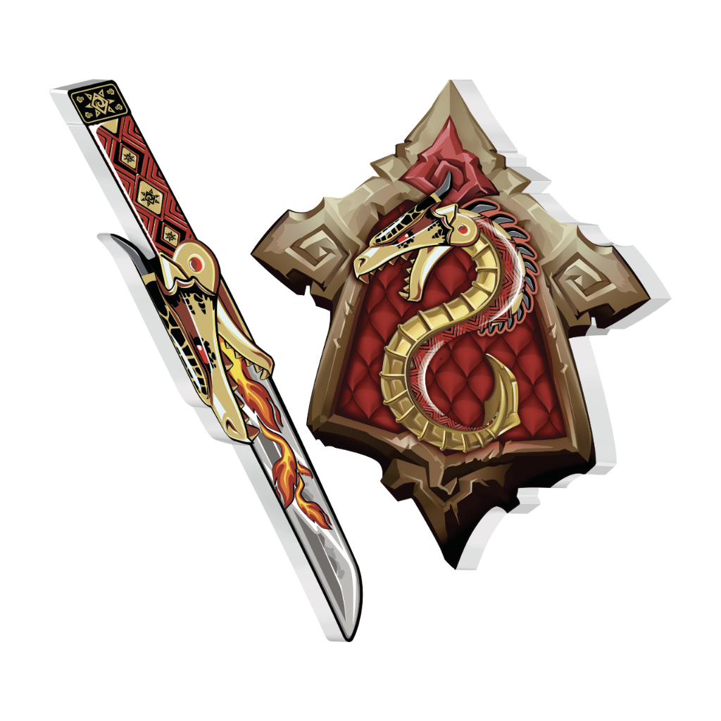 ดาบ-โล่ Sword & Shield SET SAMURAI PENDRAGON (ผลิตจากวัสดุ EVA Foam ...