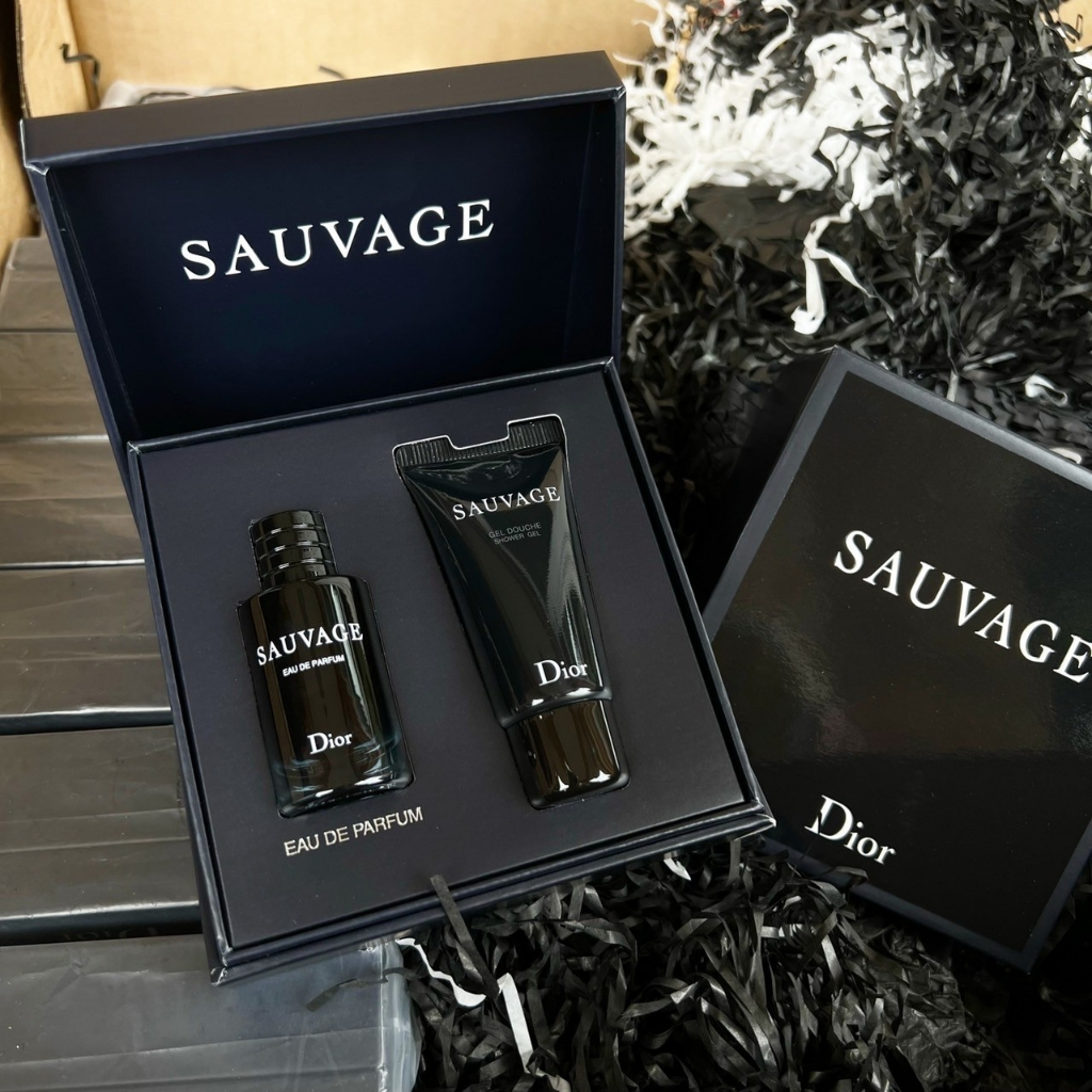 Dior Sauvage EDP 10 mL + Shower Gel 20 mL Set Box | Shopee Thailand