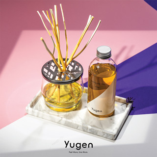 Yugen ชุดก้านไม้กระจายกลิ่นหอม กลิ่น บรีท (Yugen - Reed Diffuser 200 ml Set / Scent : BREATHE ...