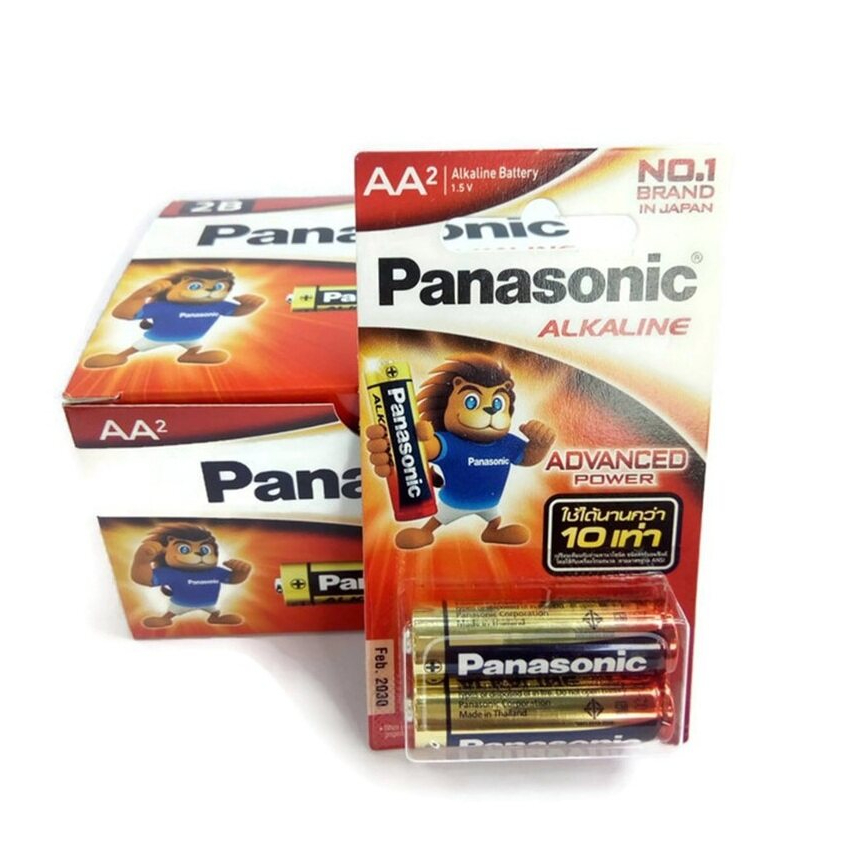 **ขายยกกล่อง** AA / AAA Pack 2 ก้อน (12 Packs 24 ก้อน) Panasonic ...