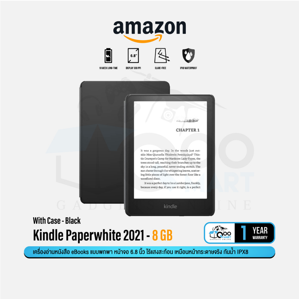 Amazon Kindle Paperwhite 2021 eBooks Reader 8GB 32GB 11thGen เครื่อง ...