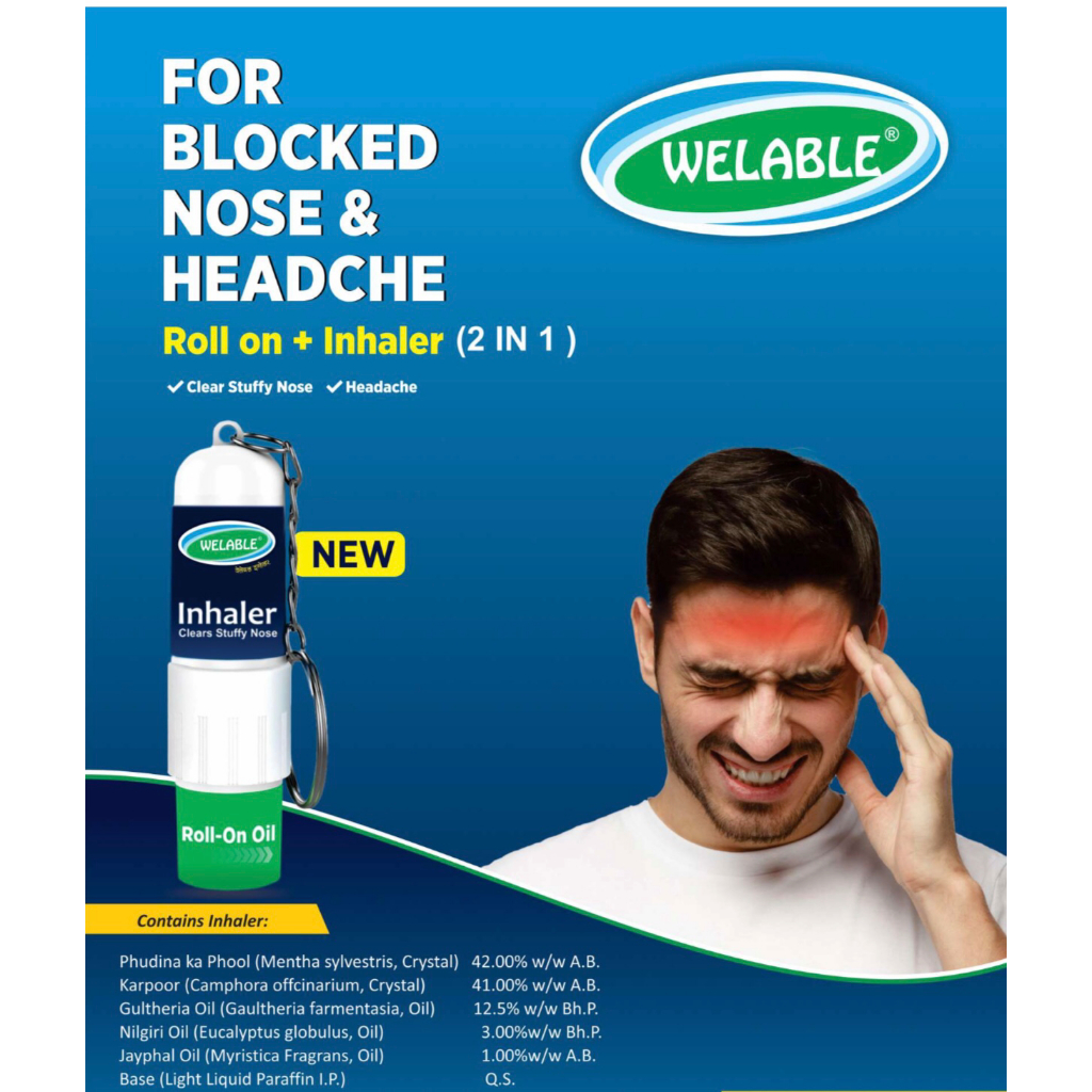 Vicks Inhaler & Roll on (Welable) วิคส์ 0.5ml | Shopee Thailand