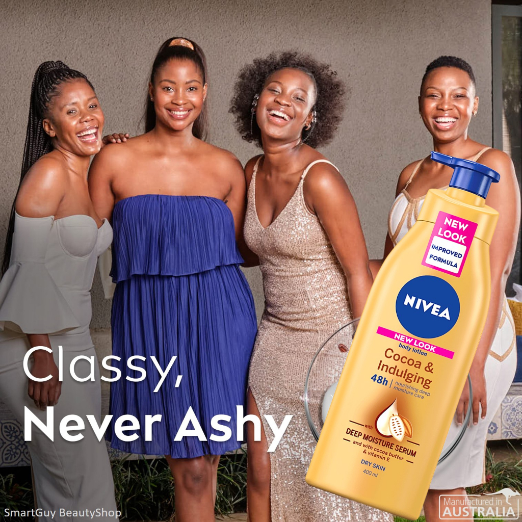 Nivea Cocoa&Indulging Deep Moisture Serum Body Lotion 400ml โลชั่นบำรุงผิวกายสูตรพิเศษเพื่อผิว ...