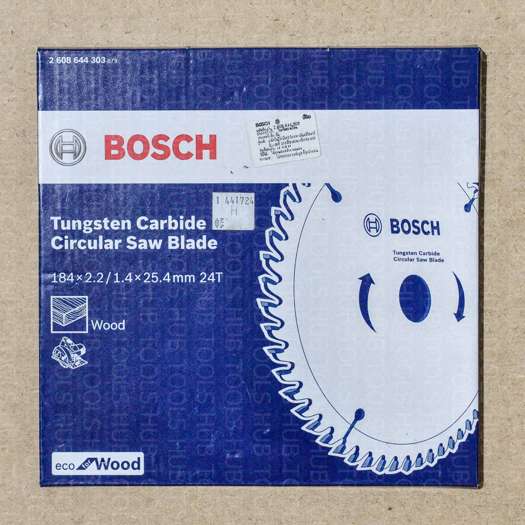 BOSCH ใบเลื่อยวงเดือนตัดไม้ Eco 7"x24T/30T/40T/60Tขนาดรู25.4mm ...