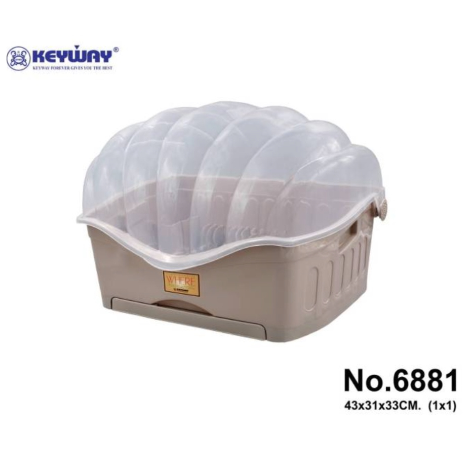 SuperLock/ Clippac/Keyway ที่คว่ำจาน (คละสี/ สีขาว) รุ่น 5555 / 5577 Micronware มีฝาครอบ BPA ...