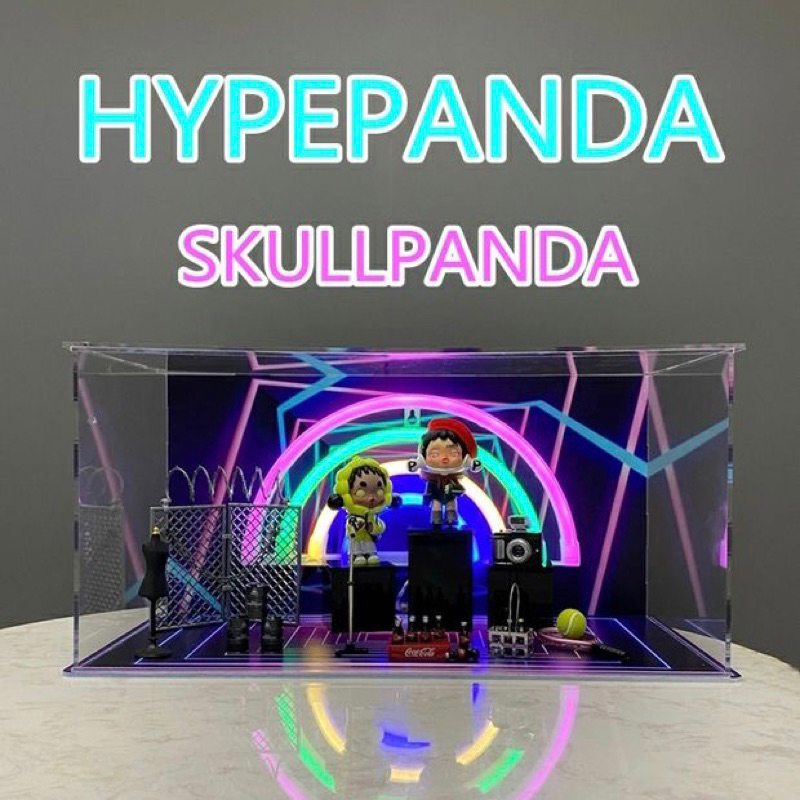 ตู้โชว์ Skullpanda Hype Panda Series กล่องอคิลิค กล่องโมเดล พร้อม ...