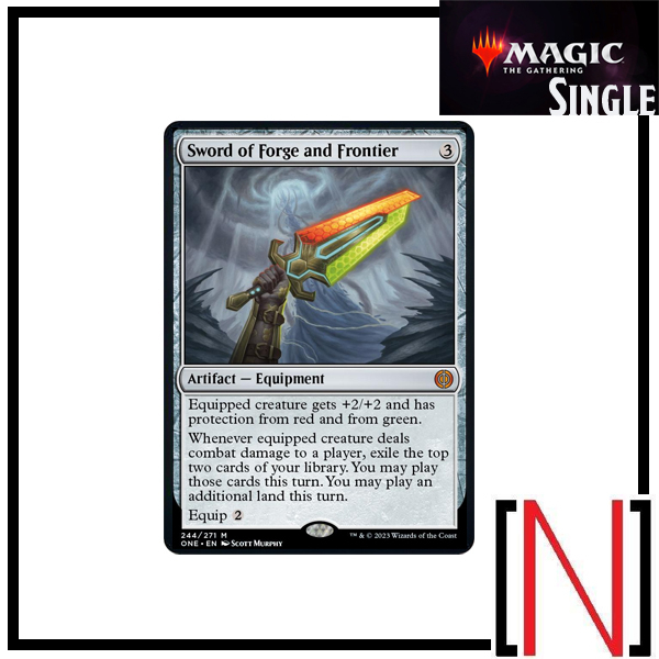 [MTG][Single][ONE] Sword of Forge and Frontier ระดับ Mythic [ภาษาอังกฤษ ...