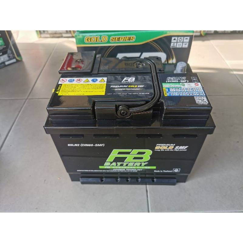แบตเตอรี่ FB Battery Premium Gold SMF DIN 65 LN2 ขั้วจม ขั้ว R\L แบตเตอรี่พร้อมใช้ | Shopee Thailand