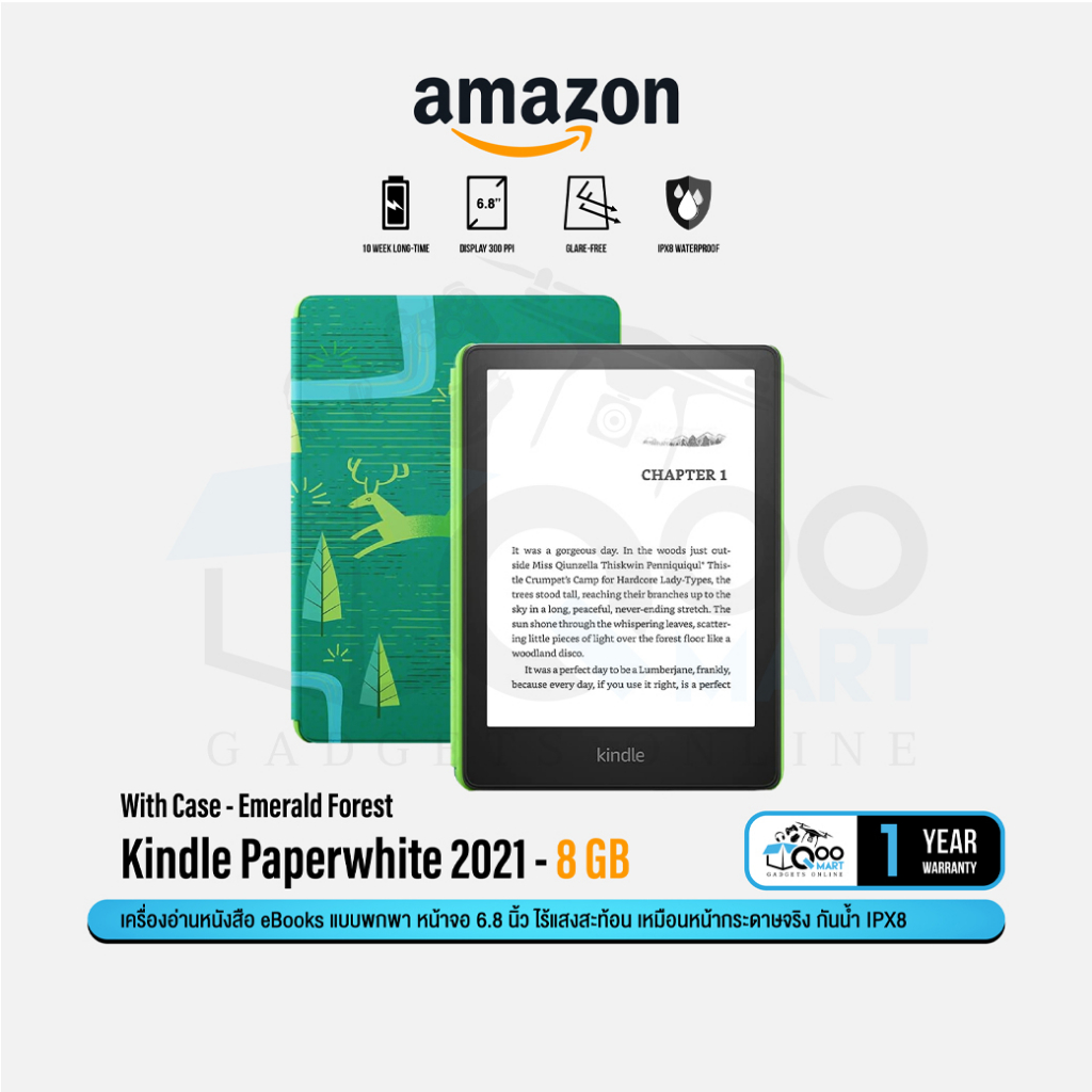 Amazon Kindle Paperwhite 2021 eBooks Reader 8GB 32GB 11thGen เครื่อง ...