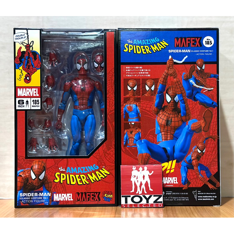 Mafex 185 Spider-Man Classic Costume Ver. จาก The Amazing Spider-Man | Shopee Thailand
