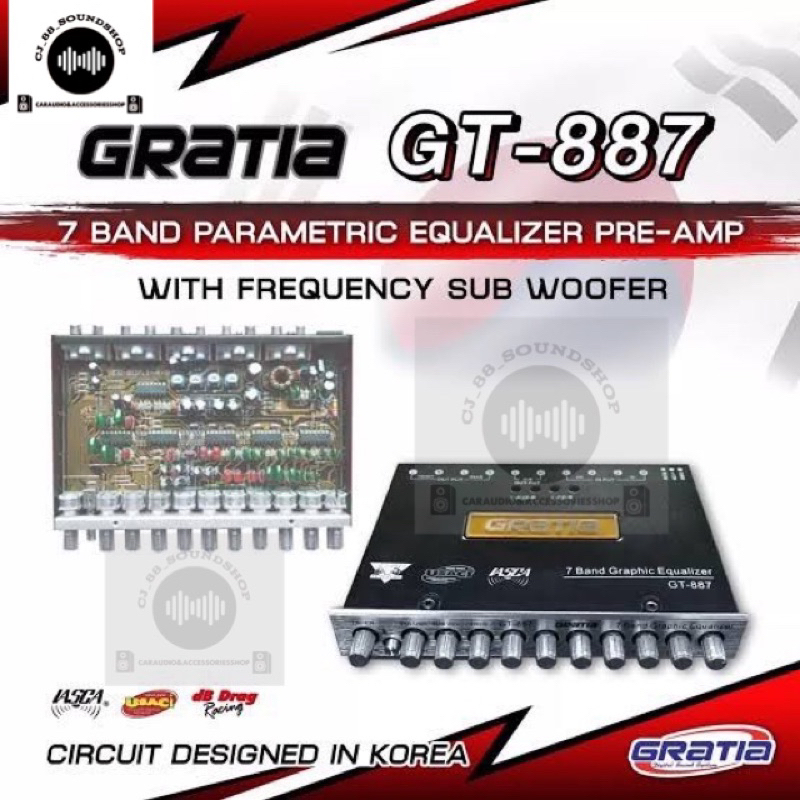 ปรี GRATIA 7BAND GT-887 | Shopee Thailand