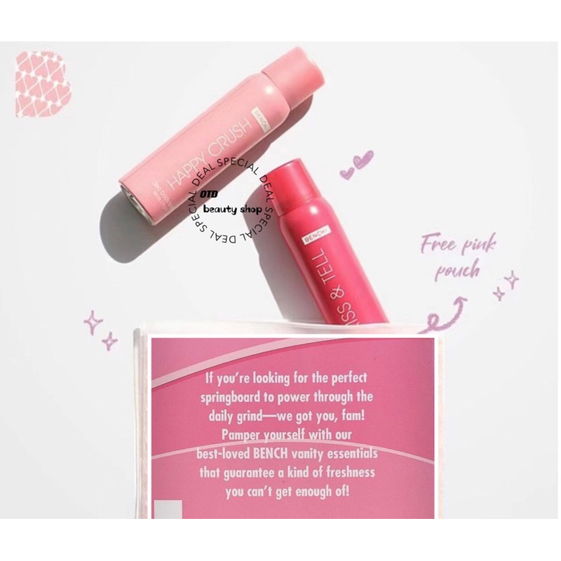 Bench Body Mist น้ำหอม หอม สเปรย์น้ำหอม ฉีดผิวกาย กลิ่นหอมติดทนนานทั้ง ...