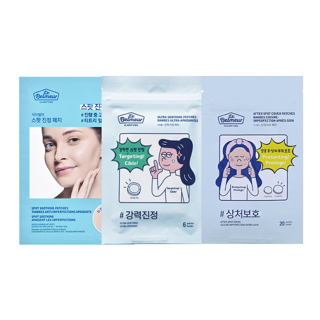the face shop dr. belmeur clarifying spot patches จุดแพทช์ 3 types ...