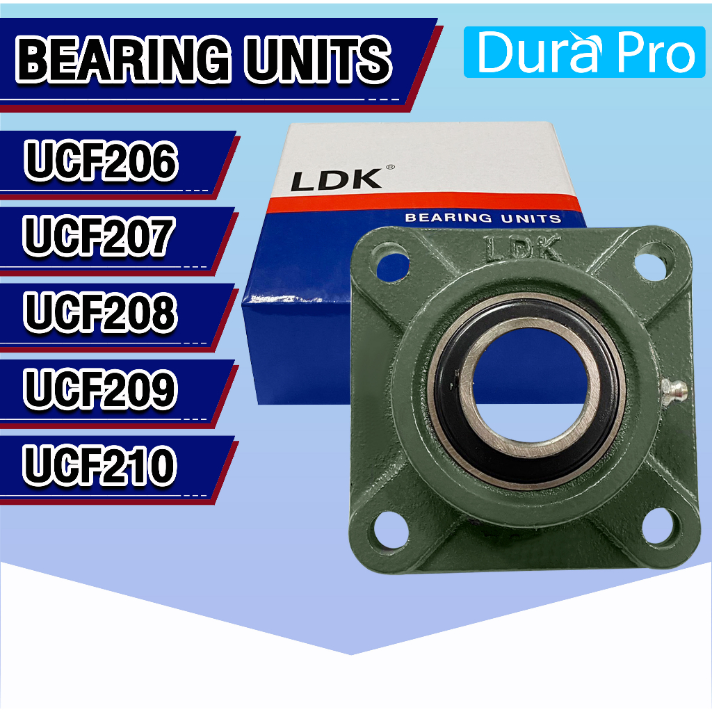 UCF206 UCF207 UCF208 UCF209 UCF210 LDK ตลับลูกปืนตุ๊กตา ( BEARING UNITS ...