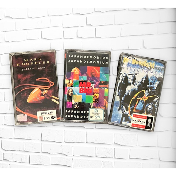เทปเพลงสากลลิขสิทธิ์แท้ MARK KNOPFLER-FOREIGNER-MR.BIG | Shopee Thailand