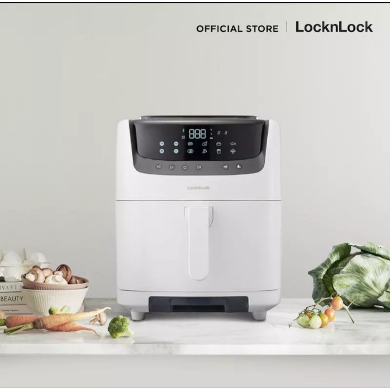 LocknLock หม้อทอดไร้น้ำมันพลังไอน้ำ ขนาด 7 L. Active Steam Air Fryer ...