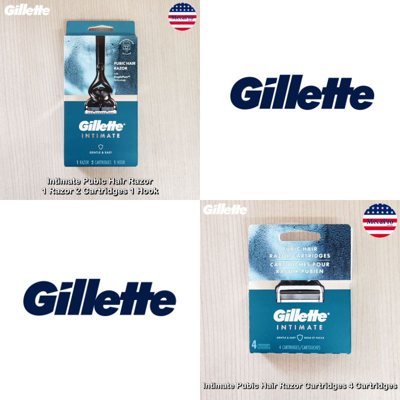 Gillette® Intimate Pubic Hair Razor Gentle & Easy ยิลเลตต์ ชุดมีดโกน ...