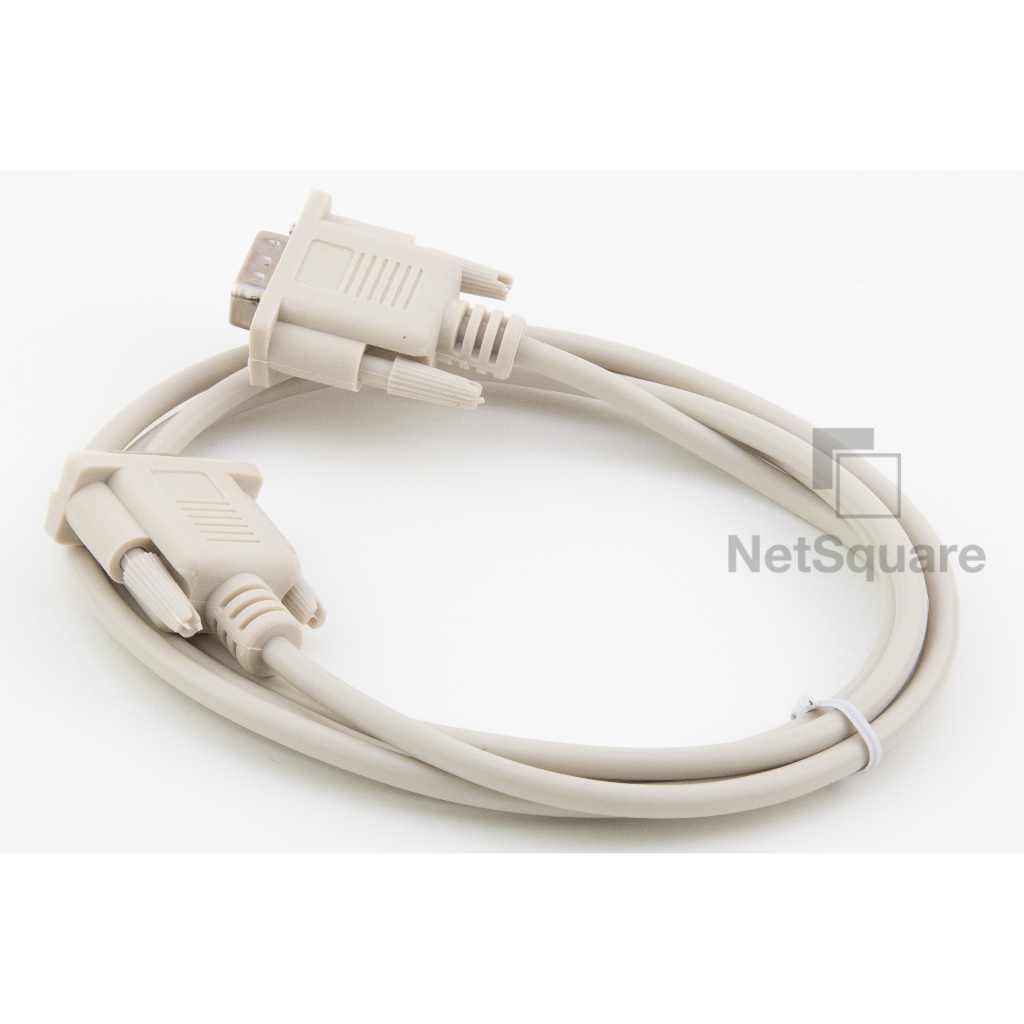 Serial RS232 Male to Male Cable 9-Pin DB9 1.5m สาย COM ชนิด Straight ...