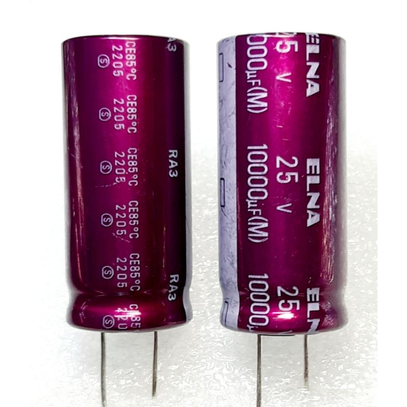 Elna RA3 10000uf 25v Audio Grade Capacitor ตัวเก็บประจุ คาปาซิเตอร์ | Shopee Thailand