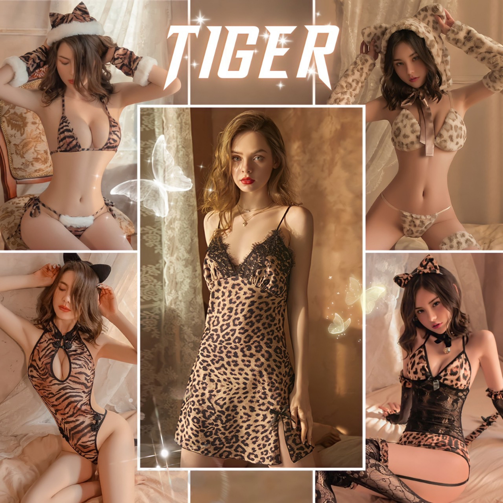 ชุดคอสเพลย์เสือสาว สวยเซ็กซี่ ชุดนอนไม่ได้นอน SET-N022 | Shopee Thailand