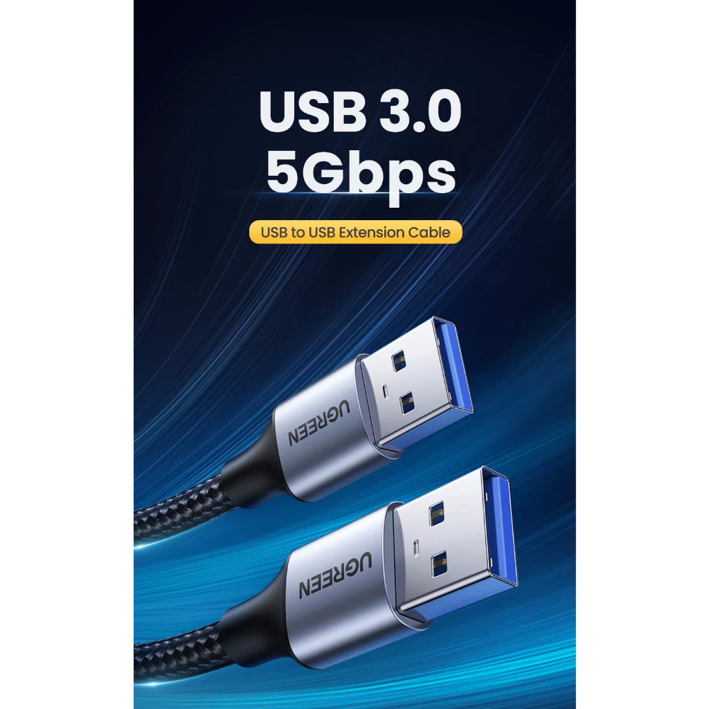 Ugreen USB 3.0(M/M) male to male Cable(Model US128/US373) (10369,10370,80789,80790,80791)(PVC ...