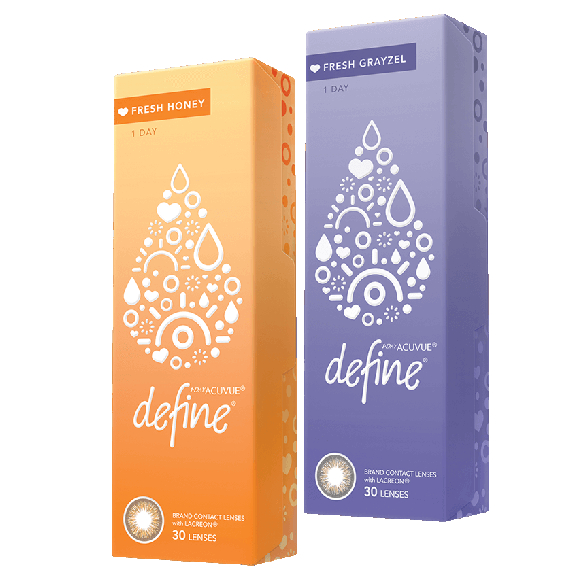 1-Day ACUVUE® Define® Fresh Collection คอนแทคเลนส์สีเพื่อความงาม วันเด ...