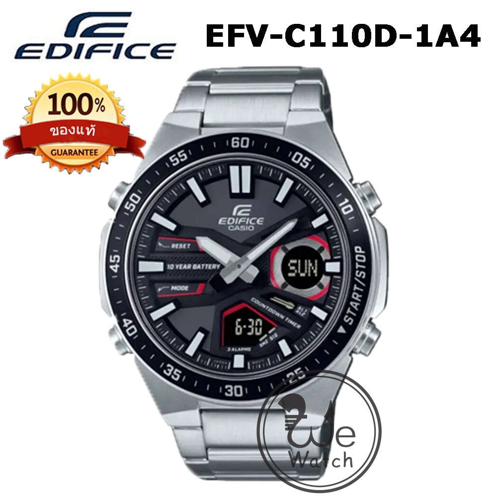 CASIO Edifice รุ่น EFV-C100 EFV-C110 นาฬิกาผู้ชาย แบตเตอรี่ 10 ปี 2 ...