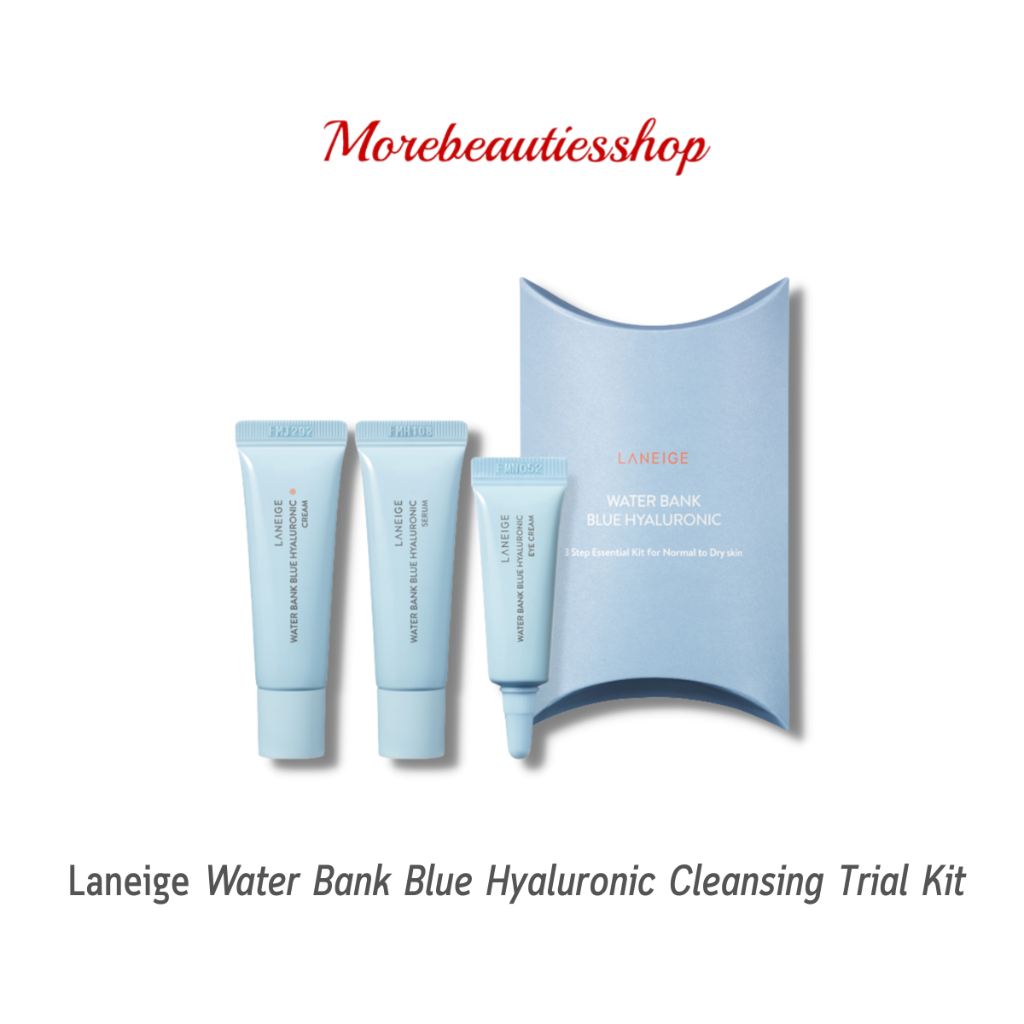 Laneige Water Bank Blue Hyaluronic Cleansing Trial Kit | Shopee Thailand