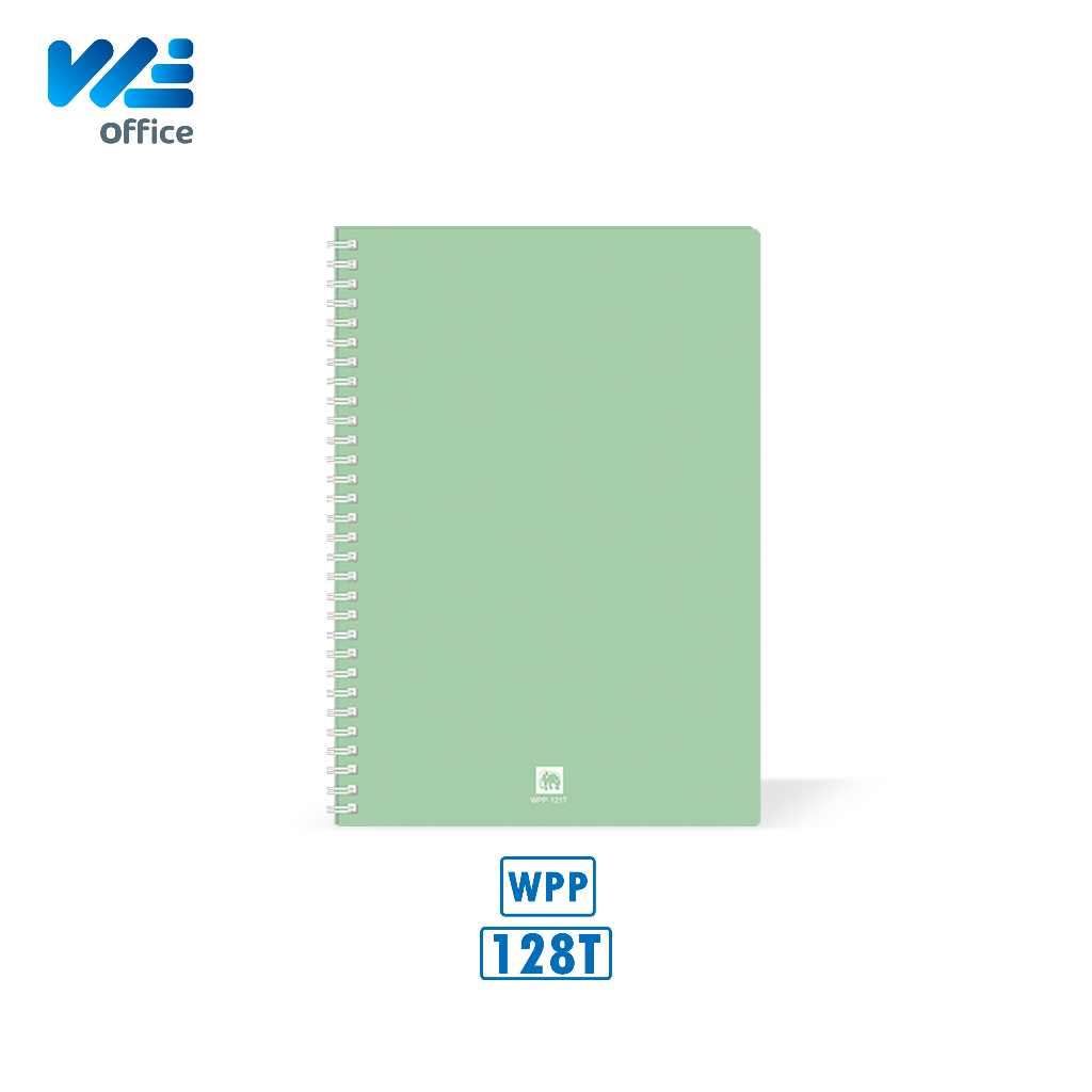 Elephant (ตราช้าง) สมุด สมุดริมลวด ขนาด A5 จำนวน 100 แผ่น รุ่น WPP-126T ...