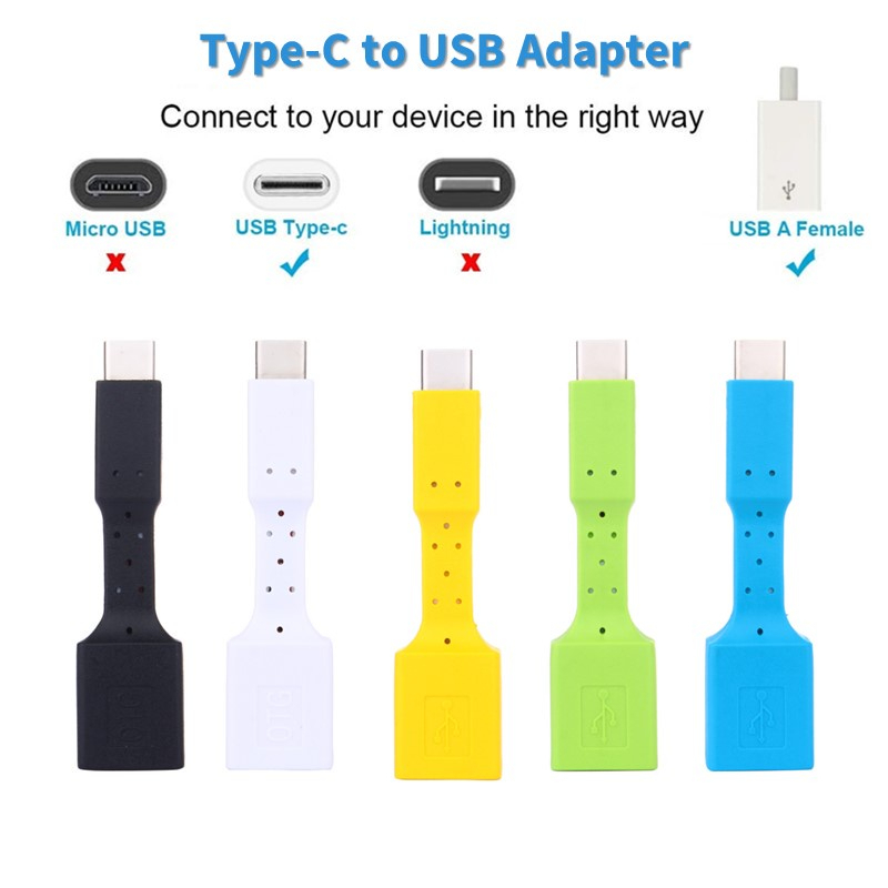 สาย OTG TYPE C to usb 2.0 ใช้ในการโอน ถ่ายข้อมูลจาก flash drive หรือ ...
