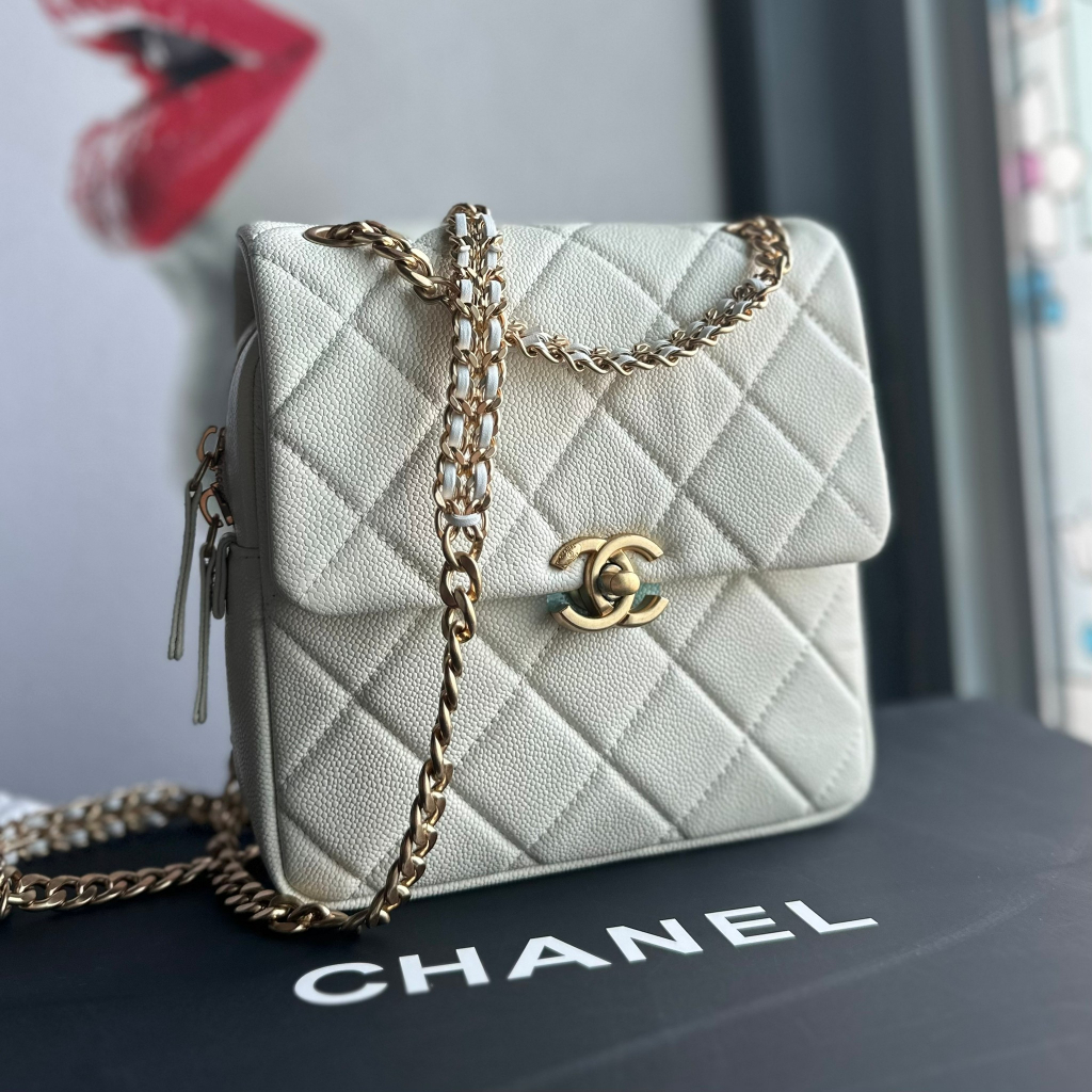 CHANEL 23C VANITY BACKPACK * ปีใหม่ microchip งานvip | Shopee Thailand
