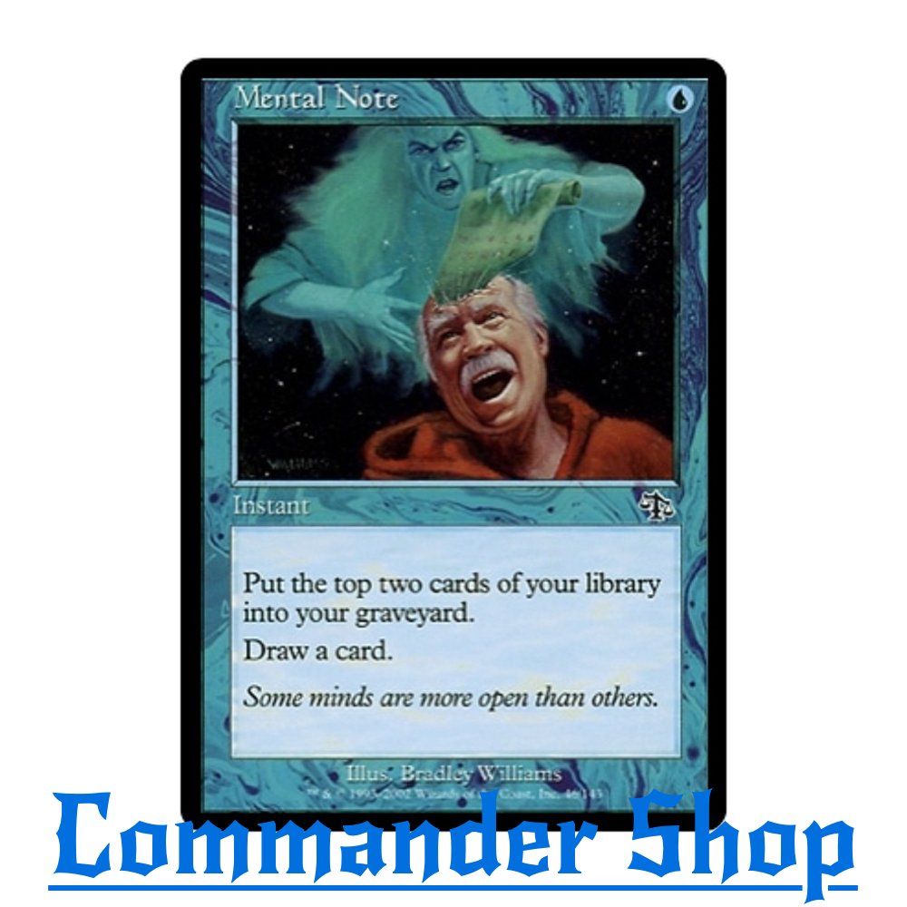 Mental Note (Instant) Blue Mv1 Mill Draw การ์ดเกม Magic The Gathering (MTG) | Shopee Thailand