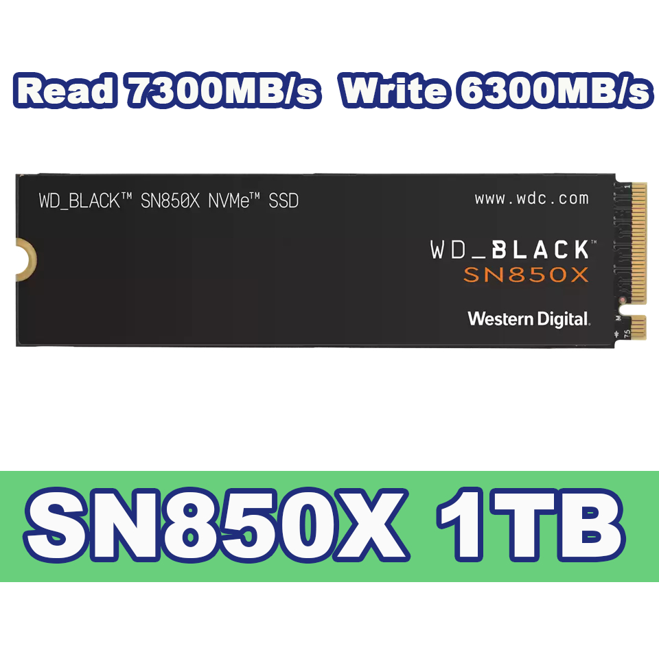 WD BLACK SN850X 1TB NVMe SN850 X M.2 2280 GEN4 x4 PS5 | Shopee Thailand