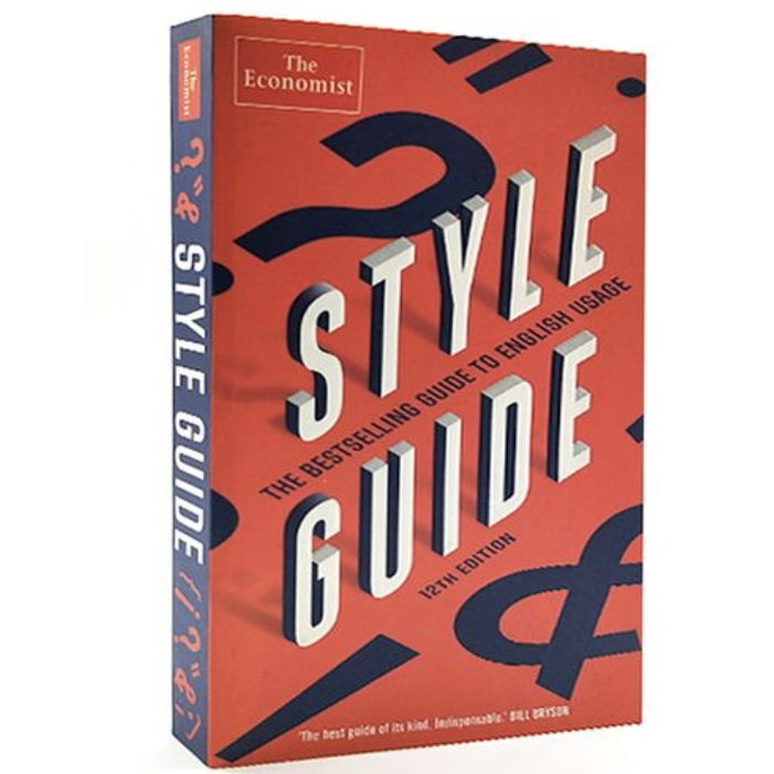 ENGLISH BOOK Style Guide Paperback Brandnew The Economist Usage 12th ...