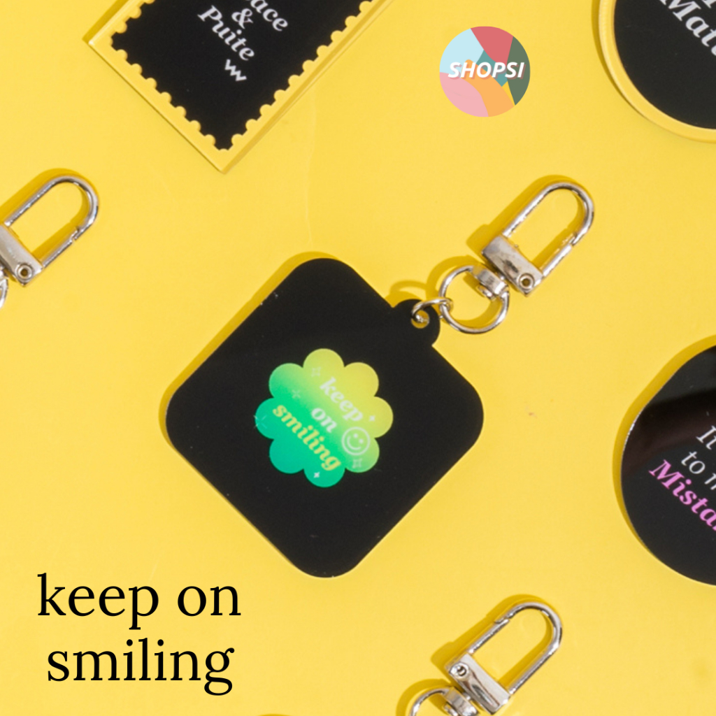 Positive Keychain PST พวงกุญแจน่ารักๆ สำหรับใช้กับเคสหูฟัง, กระเป๋าตัง ...