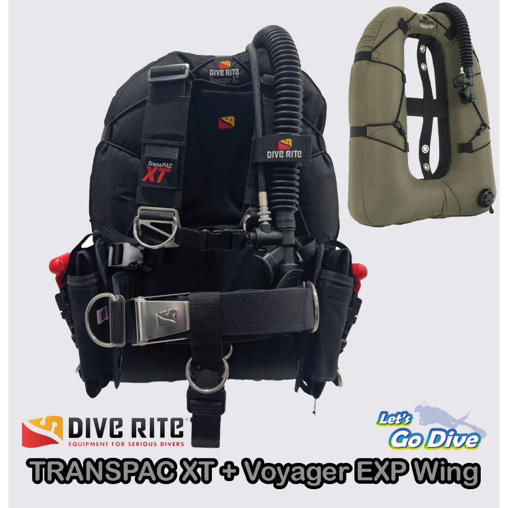 DIVE RITE - TRANSPAC XT + VOYAGER Wing Set - BCD - อุปกรณ์ดำน้ำ SCUBA ...