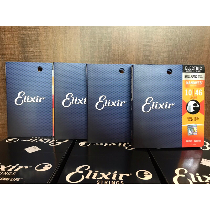 สายกีต้าร์ไฟฟ้า Elixir 010-046 แท้ 💯% | Shopee Thailand