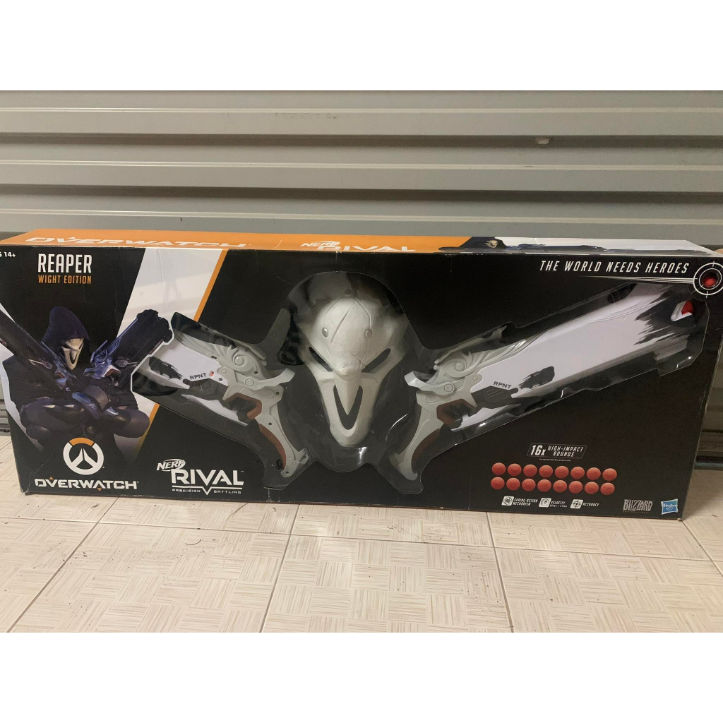 NERF RIVAL OVERWATCH Reaper 2-Pack Collector Wight Edition | Shopee ...