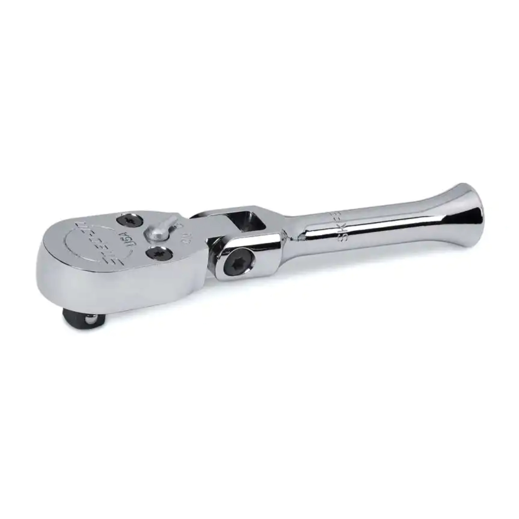 SNAP-ON NO.SKF80A Ratchet Dual 80-Tooth Flex Head Stubby Handle 1/2 ...