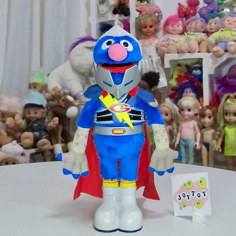 ตุ๊กตางานเครื่อง Sesame Street FLYING SUPER GROVER 2.0 Hasbro 2011 ...