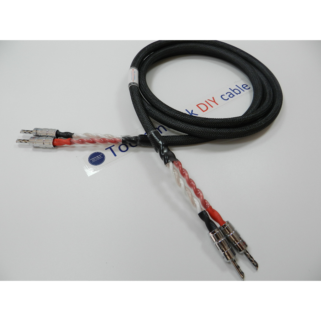 สายลำโพงรุ่นใหญ่ Canare quad star 4S11 หัวเสียบ CMC(แบบเส้นเดียว ...