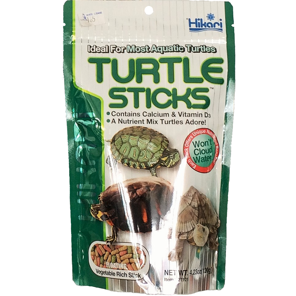 Hikari Reptile TURTLE STICKS Food Aquatic Amphibian Floating Feeding ...
