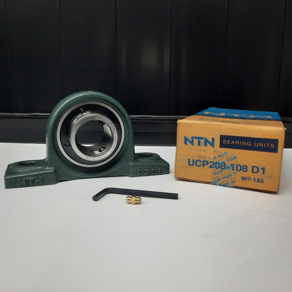 ลูกปืนตุ๊กตา 2 รู UCP 208-108D1 NTN แท้ ญี่ปุ่น ( เพลา 1-1/2 นิ้ว , 38 ...