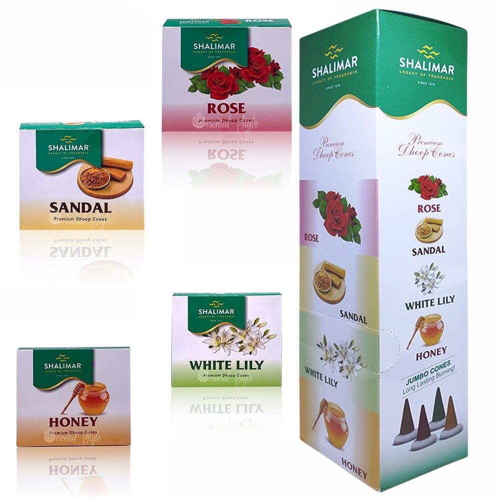 🕉 กำยานกลิ่นดอกไม้ 4 กลิ่น Shalimar Collection 🕉 | Shopee Thailand